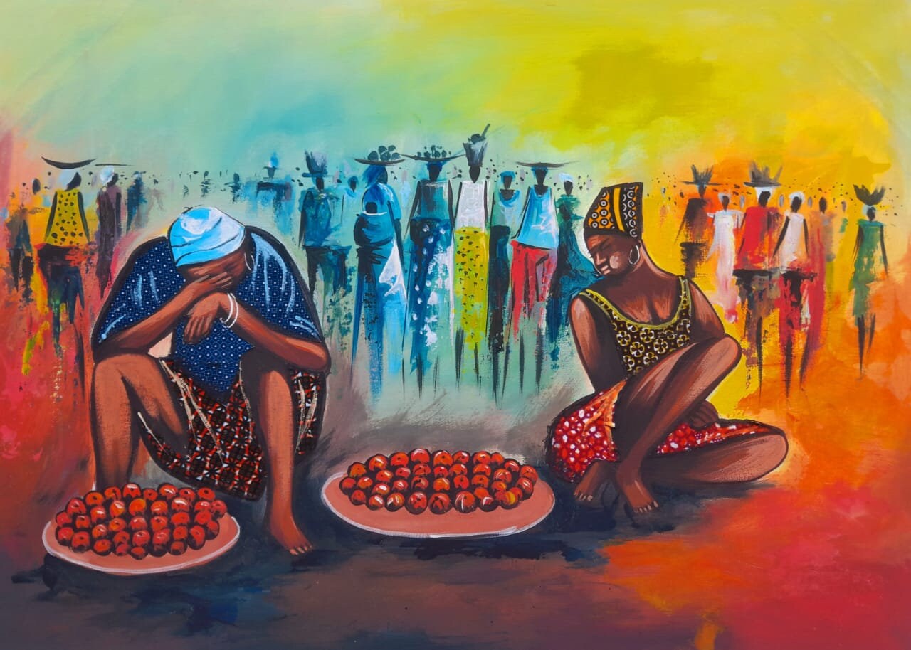 African Paintings Of Women