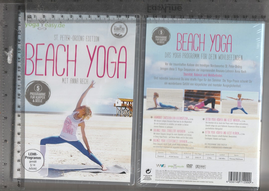 Beach Yoga Mit Anna Rech DVD - Etsy