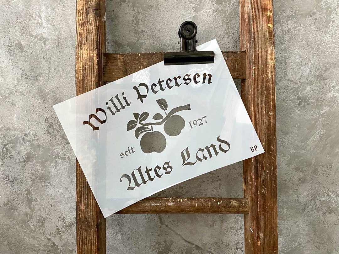 Stencil Old Country in Shabby Chic / Vintage / Country House Style for ...