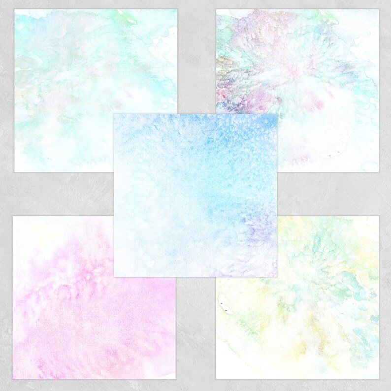 Watercolor Digital Paper #04, Watercolor Textures, Watercolor ...