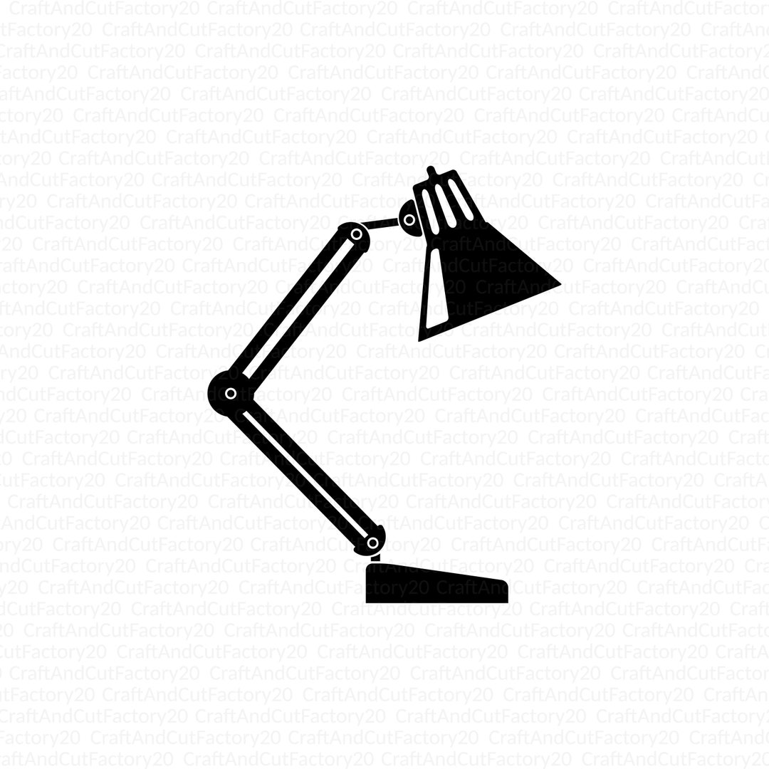 Table Lamp SVG. Furniture Bedroom Living Room Svg. Vector Cutting File ...