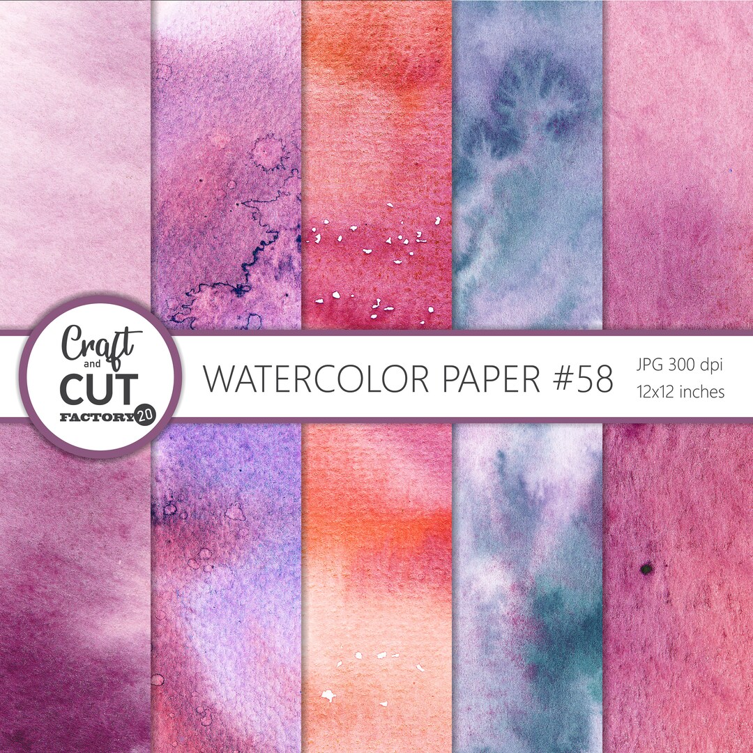 Watercolor Digital Paper 58, Watercolor Textures, Watercolor ...