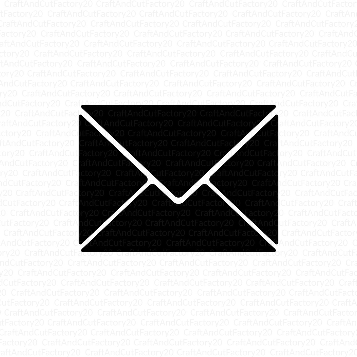 Mail Envelope Postal Letter Icon SVG Instant Download / Vinyl & Craft ...