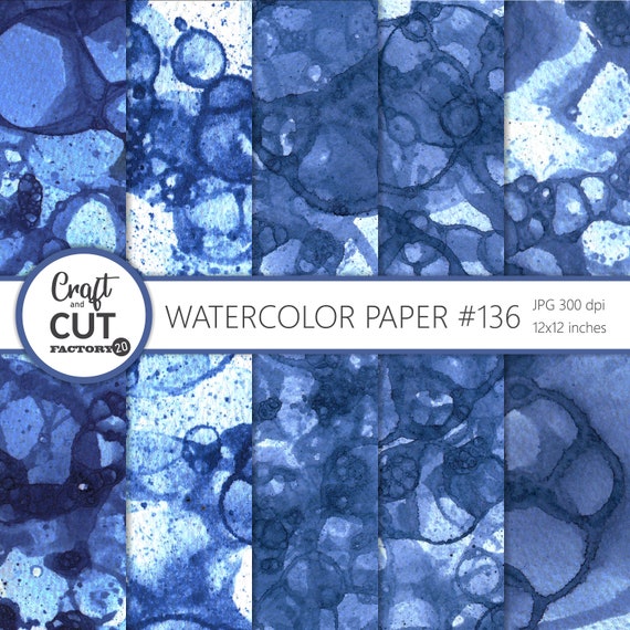 Watercolor Digital Paper 136 Watercolor Textures Watercolor | Etsy
