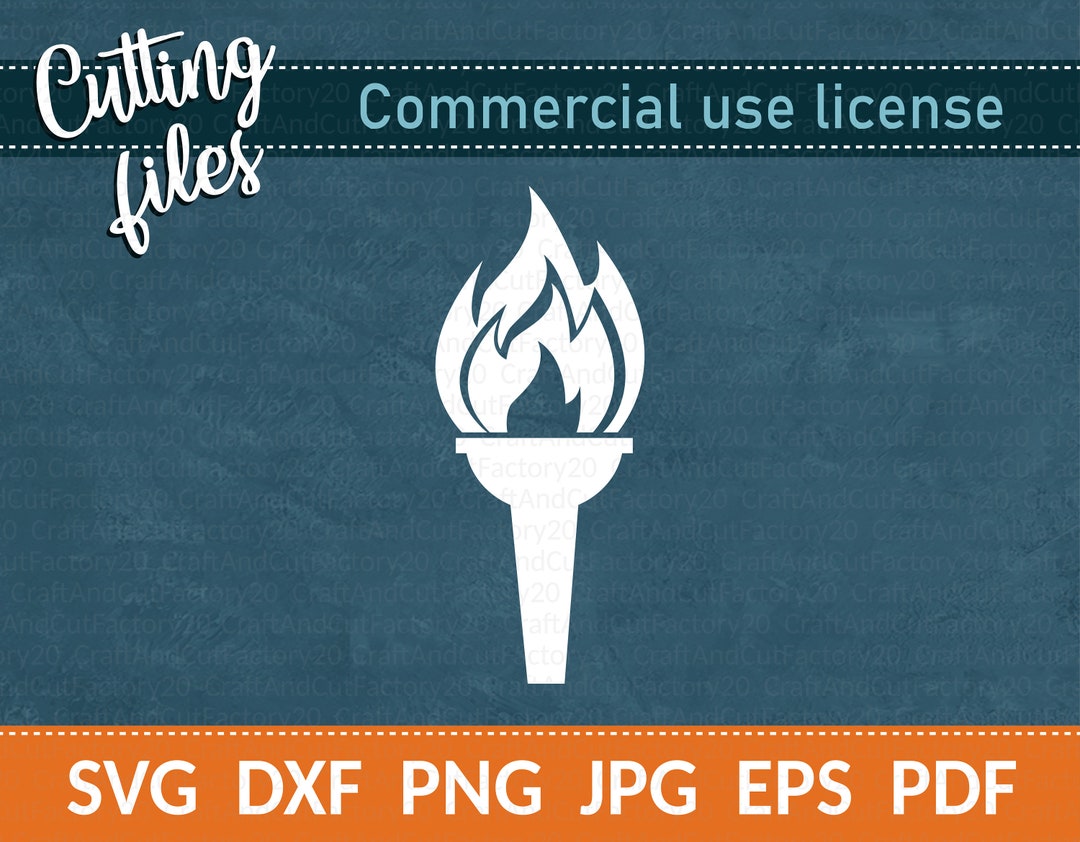 Torch SVG, Torch Clipart, Torch Files for Cricut, Torch Cut Files for ...