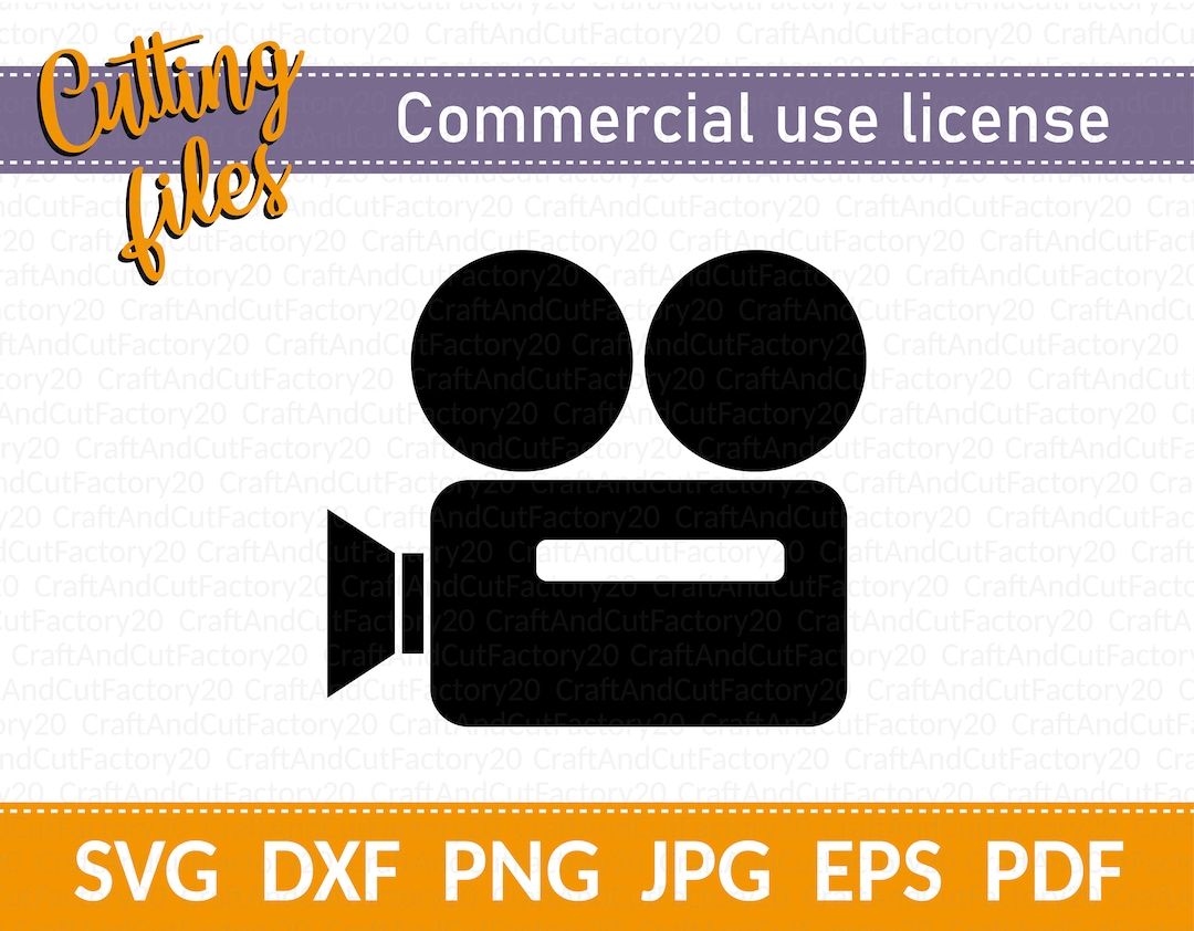 Retro Camera SVG, Retro Camera Clipart, Retro Video Camera Files for ...