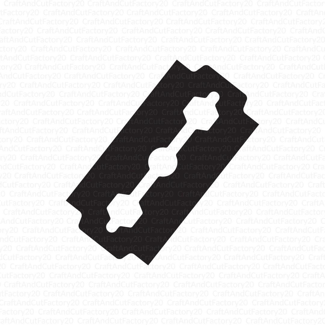 Razor Blade Logo Svg SVG. Tailor Cutting File. Craft Cut File. Instant ...