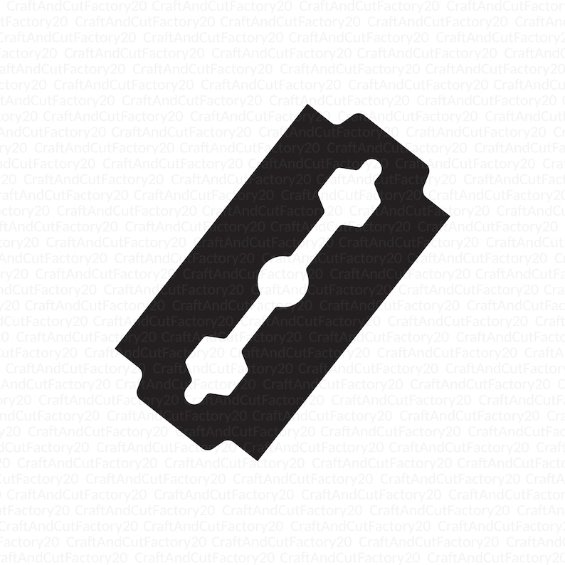 Razor Blade Logo Svg SVG. Tailor Cutting File. Craft Cut File. Instant ...