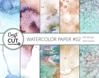Watercolor Digital Paper 58, Watercolor Textures, Watercolor ...