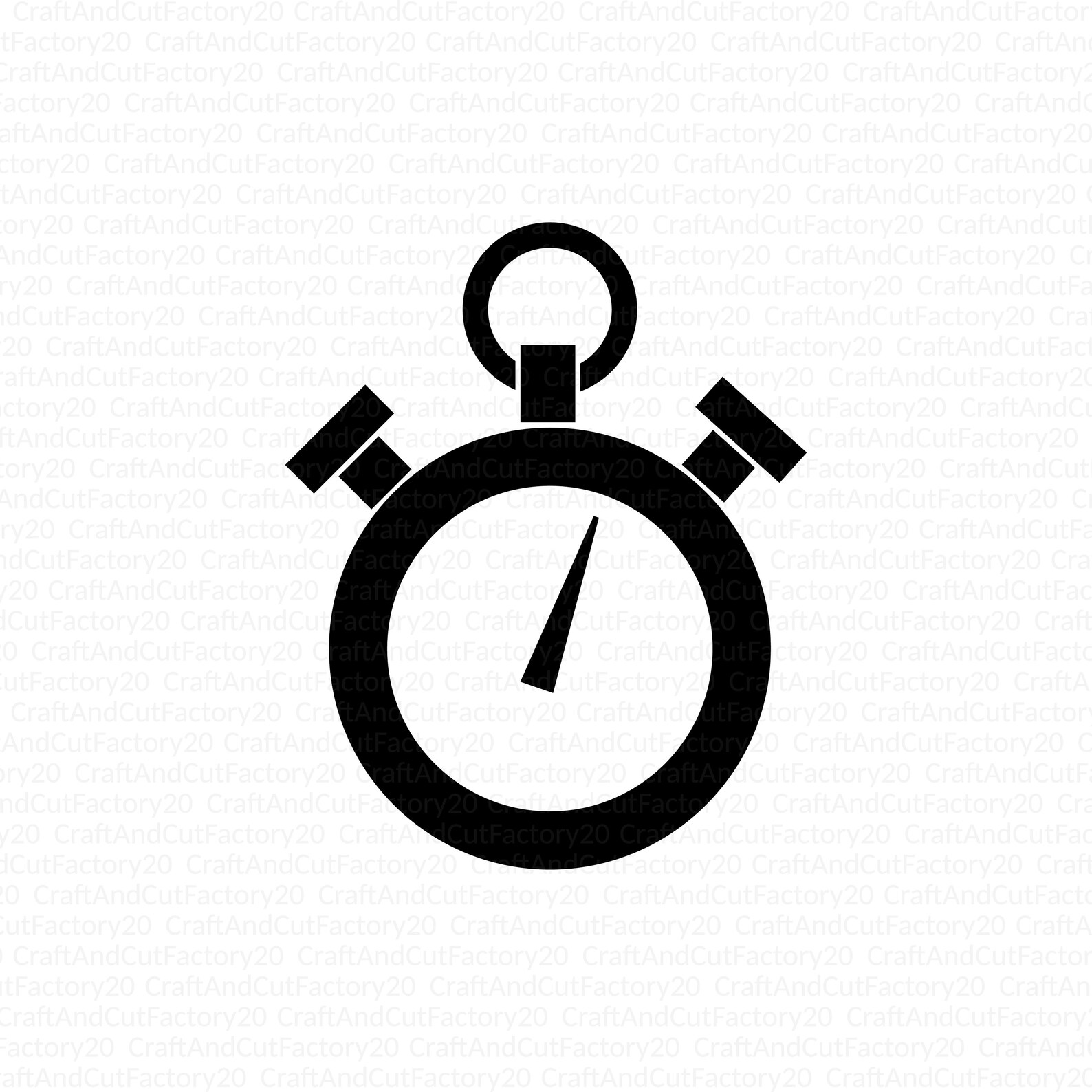 Sport Stopwatch SVG. Time Cutting File. Clock Cut File. Instant ...