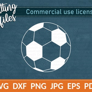 Soccer Ball SVG. Sports Inventory Cutting File. Football Game Cut File ...