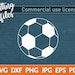 Soccer Ball SVG. Sports Inventory Cutting File. Football Game Cut File ...
