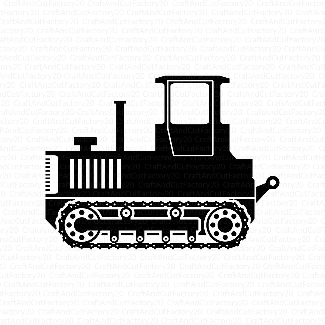 Heavy Machine SVG. Tractor Cutting File. Caterpillar Cut File. Instant ...