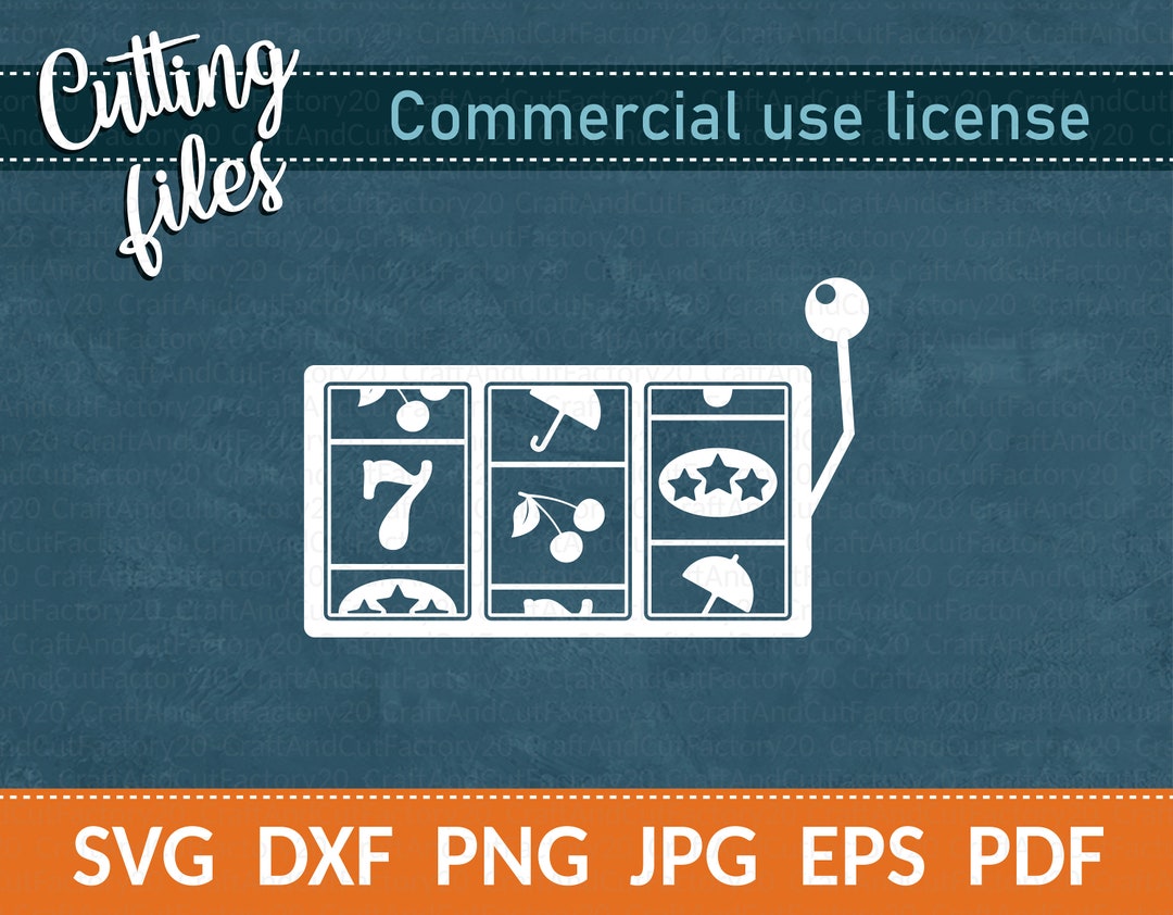 Slot SVG. Casino Cutting File. Gambling Cut File. Instant Download - Etsy