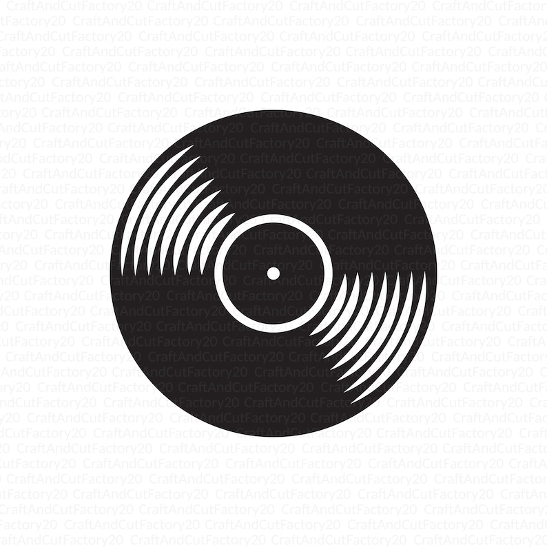 Music Vinyl SVG. Disco Cutting File. Vintage Lp Cut File. Instant ...
