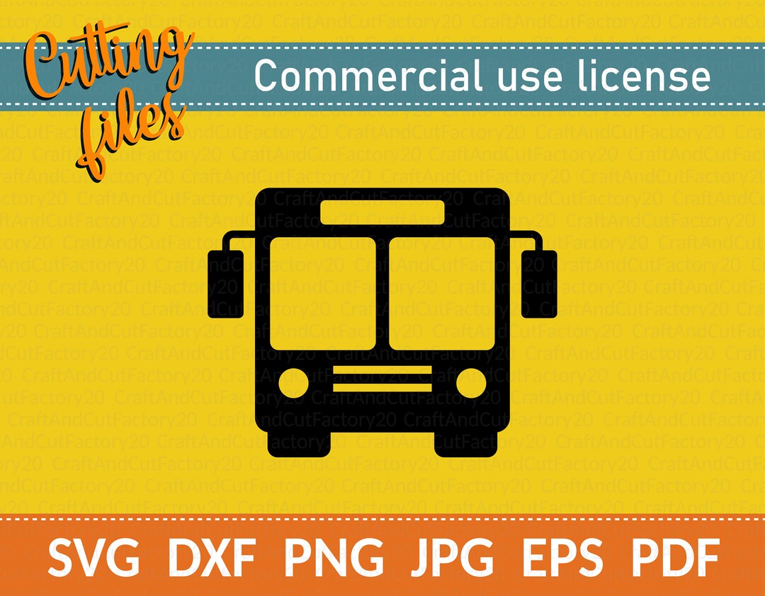 City Bus Sign SVG. Transport Road Sign Cutting File. Cut File. City ...