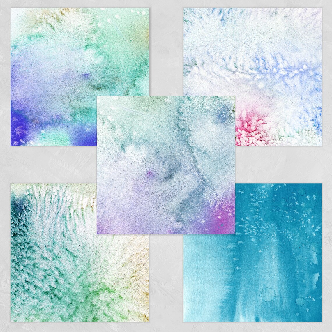 Watercolor Digital Paper 135 Watercolor Textures Watercolor - Etsy France