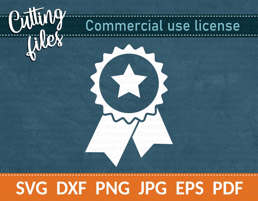 Competition Prize Badge SVG. First Place Tropy Cutting File. - Etsy
