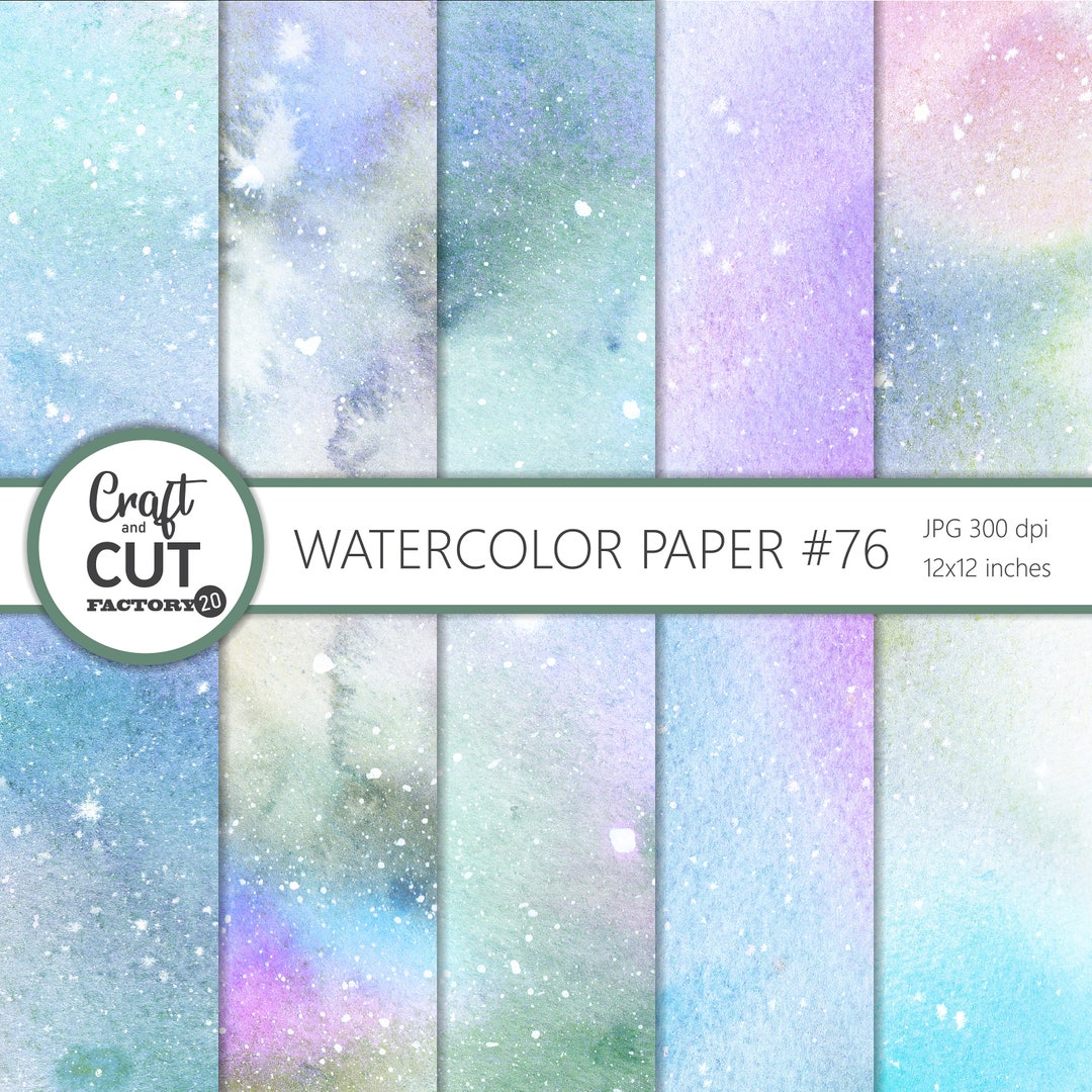 Watercolor Digital Paper 76 Watercolor Textures Watercolor - Etsy