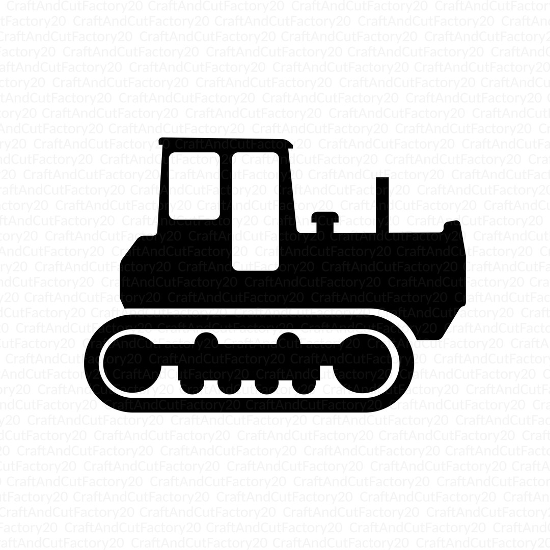 Heavy Machine SVG. Tractor Cutting File. Caterpillar Cut File. Instant ...