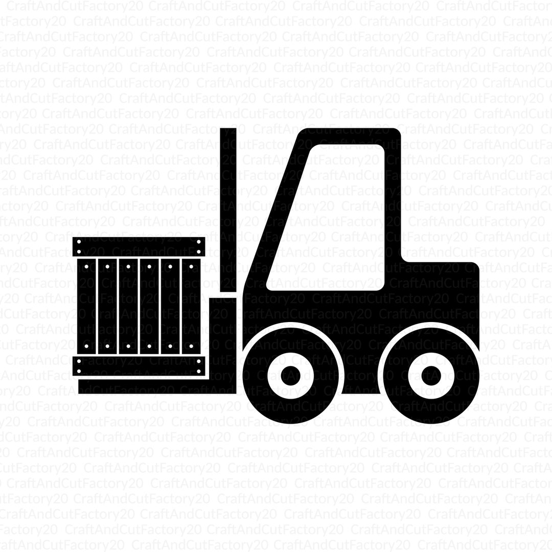 Forklift SVG. Heavy Machine Cutting File. Warehouse Cut File. Instant ...