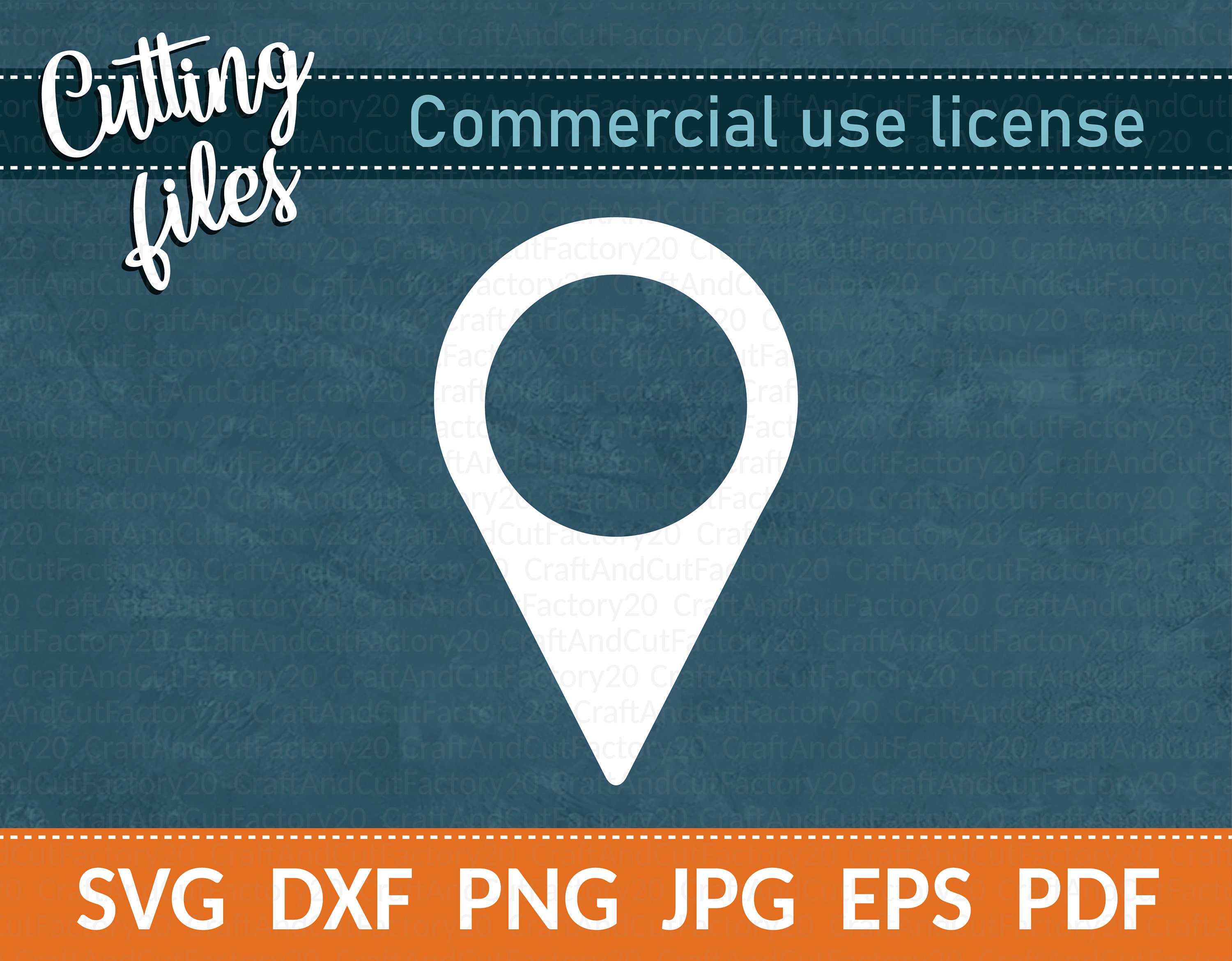 Map Sign Svg Map Cutting File Map Pin Silhouette Map Pin file for ...