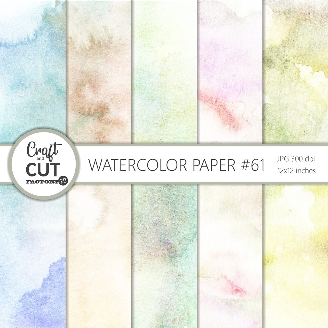 Watercolor Digital Paper 61, Watercolor Textures, Watercolor ...