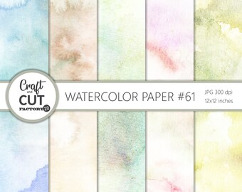 Watercolor Digital Paper 58, Watercolor Textures, Watercolor ...