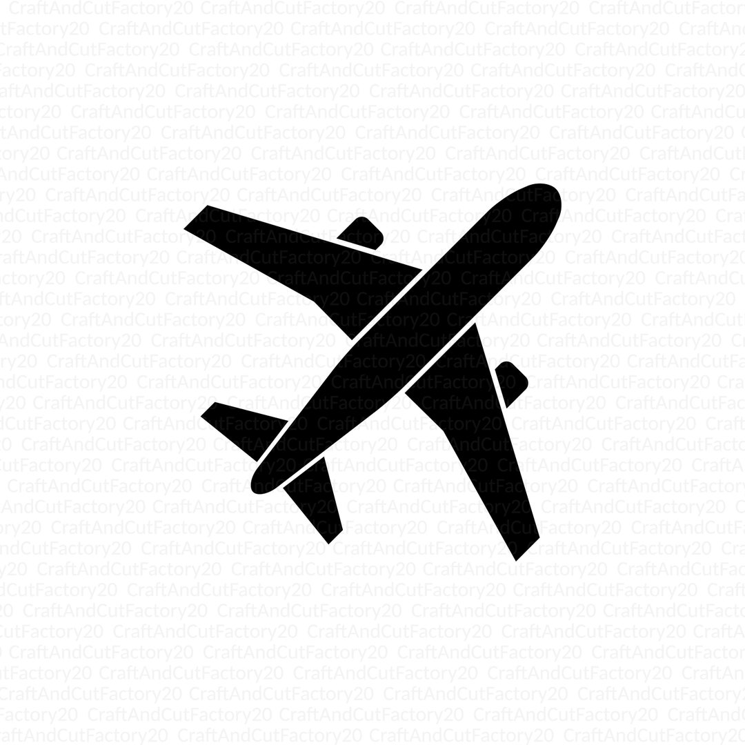 Airplane SVG. Plane Cutting File. Cut File. Instant Download. SVG, DXF ...