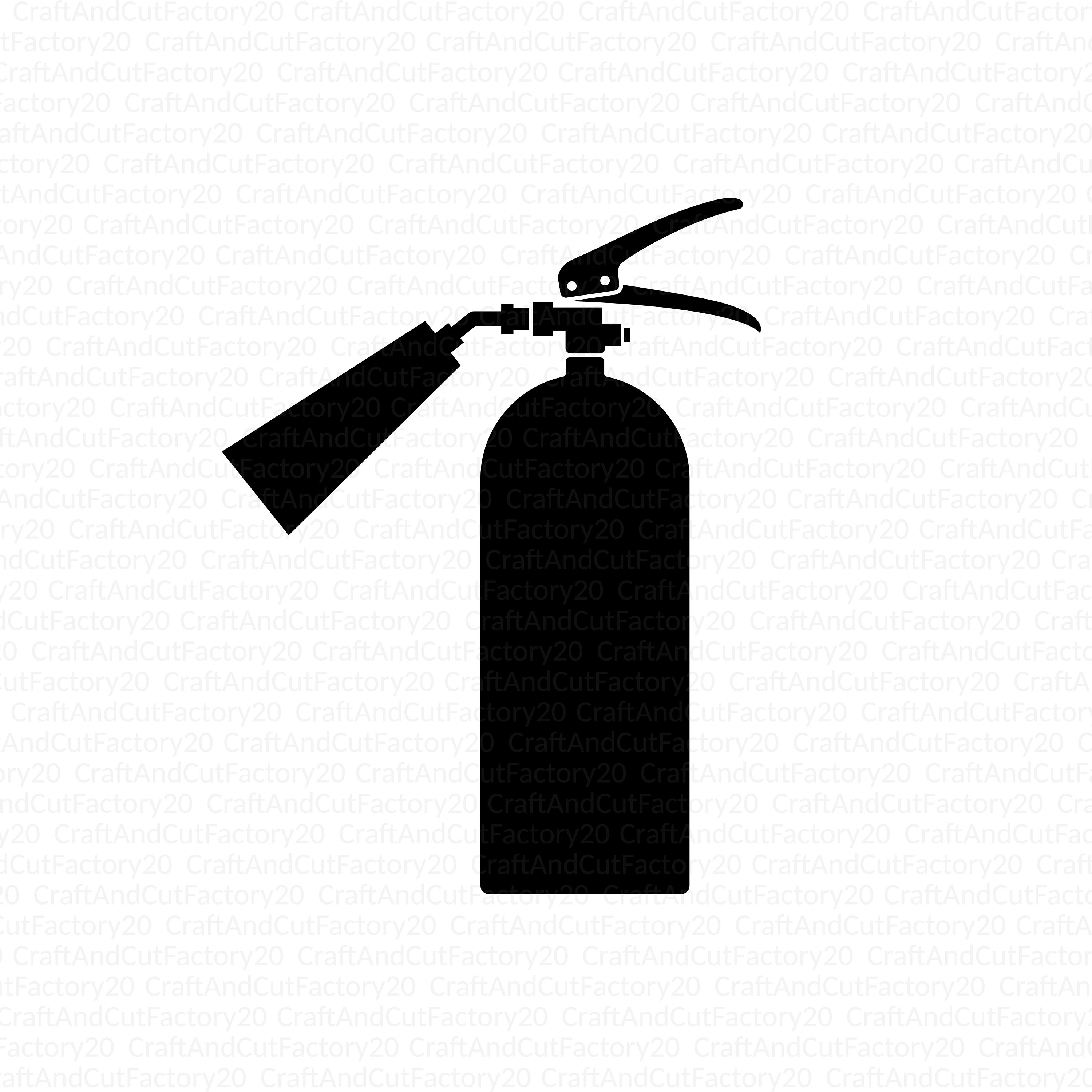 Fire Extinguisher SVG. Fire Extinguisher Cutting File. Cut File ...
