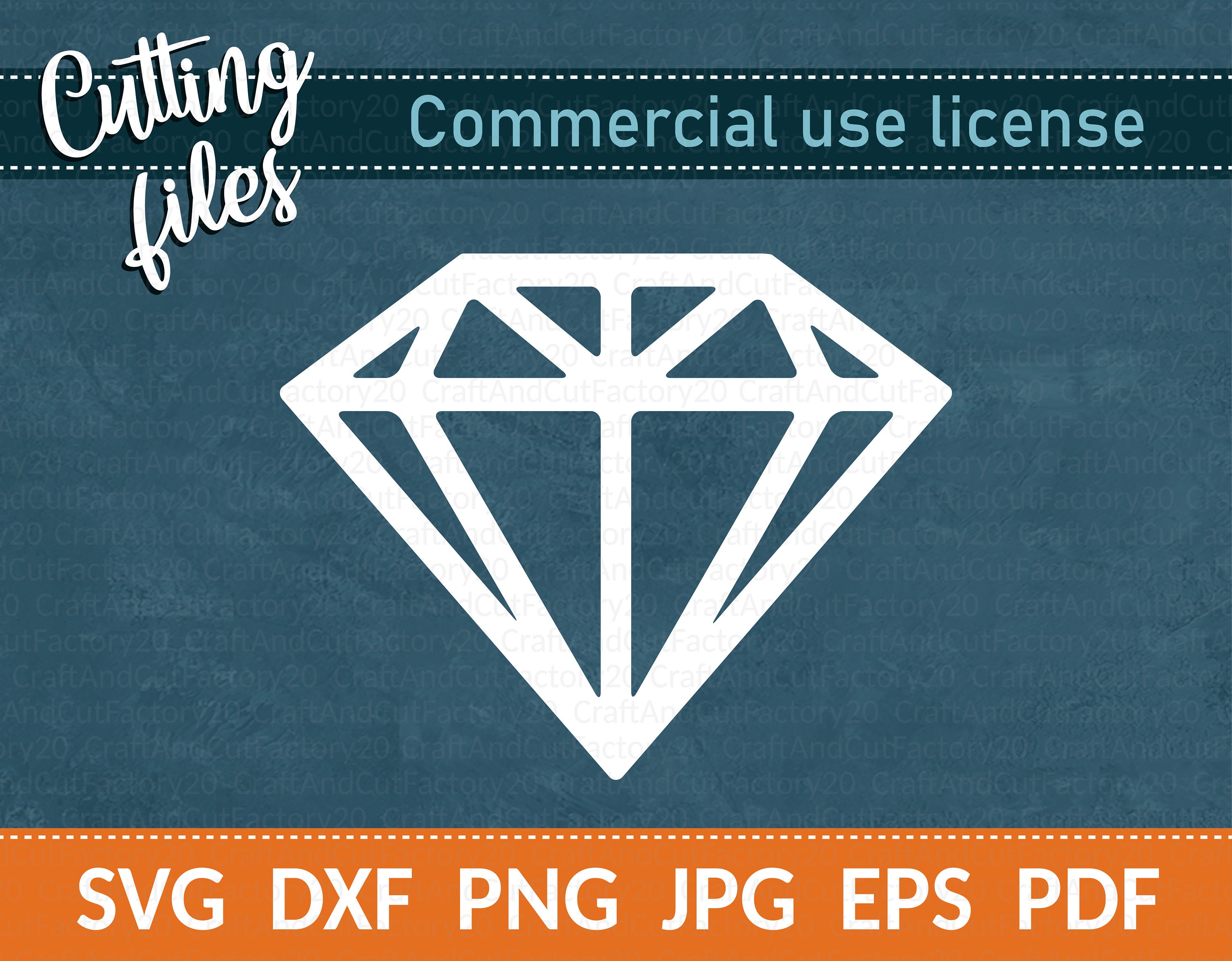 Diamond SVG. Crystal. Wedding Cutting File. Jewelry Cut File. Instant ...