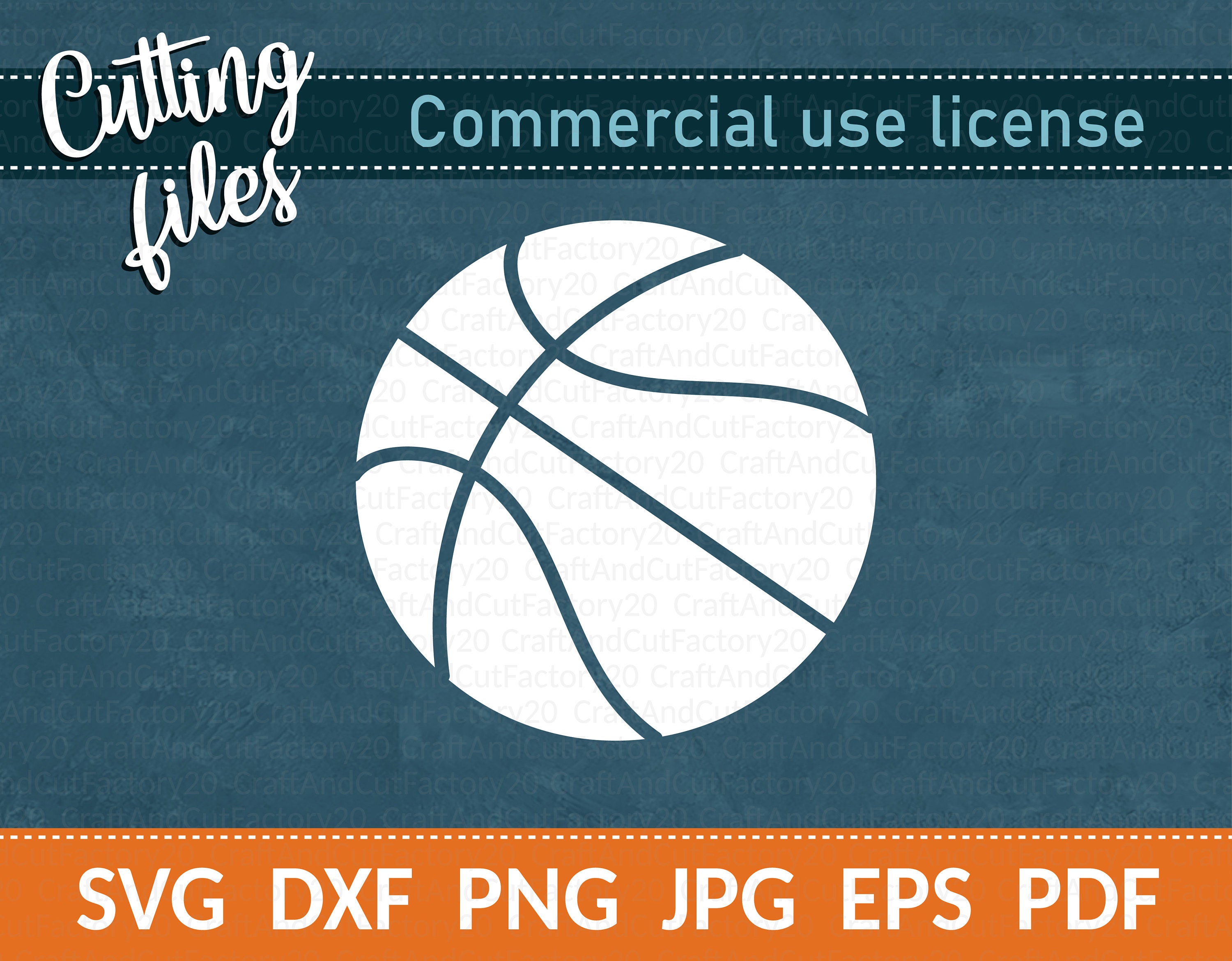 Basketball Ball SVG. Sports Inventory Cutting File. Basketball Game Cut ...