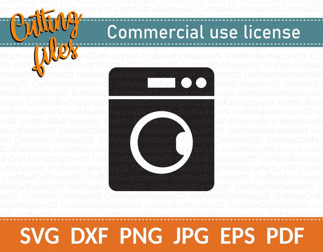 Washing Machine SVG, Laundry Machine SVG, Washer SVG, Dryer Clipart ...