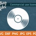 Music Vinyl SVG. Disco Cutting File. Vintage Lp Cut File. Instant ...
