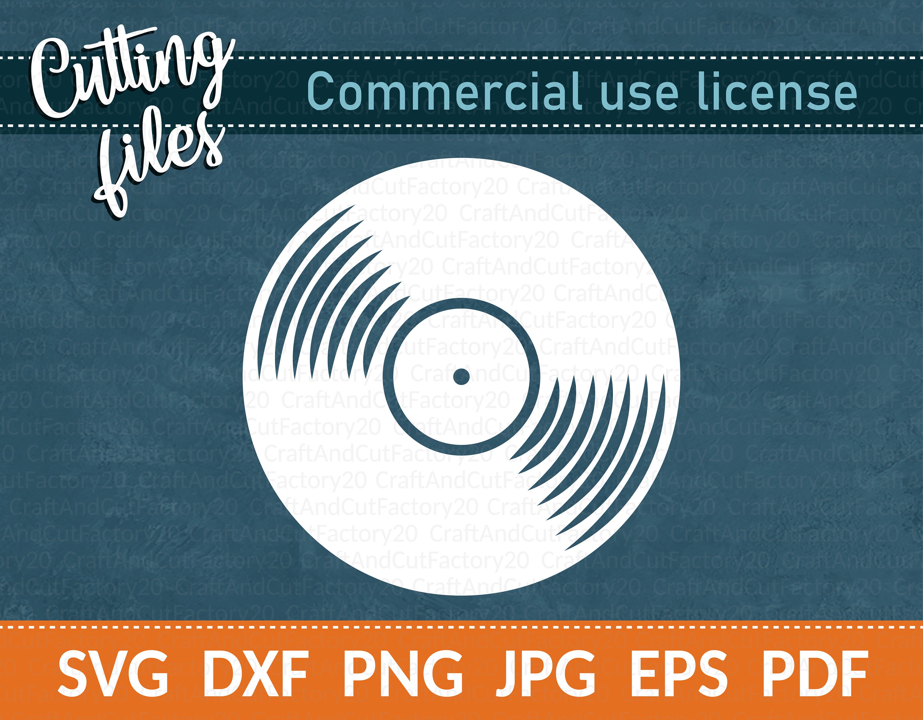 Music Vinyl SVG. Disco Cutting File. Vintage Lp Cut File. Instant ...