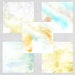 Watercolor Digital Paper #43, Set of 5 Nature Inspired Watercolor ...