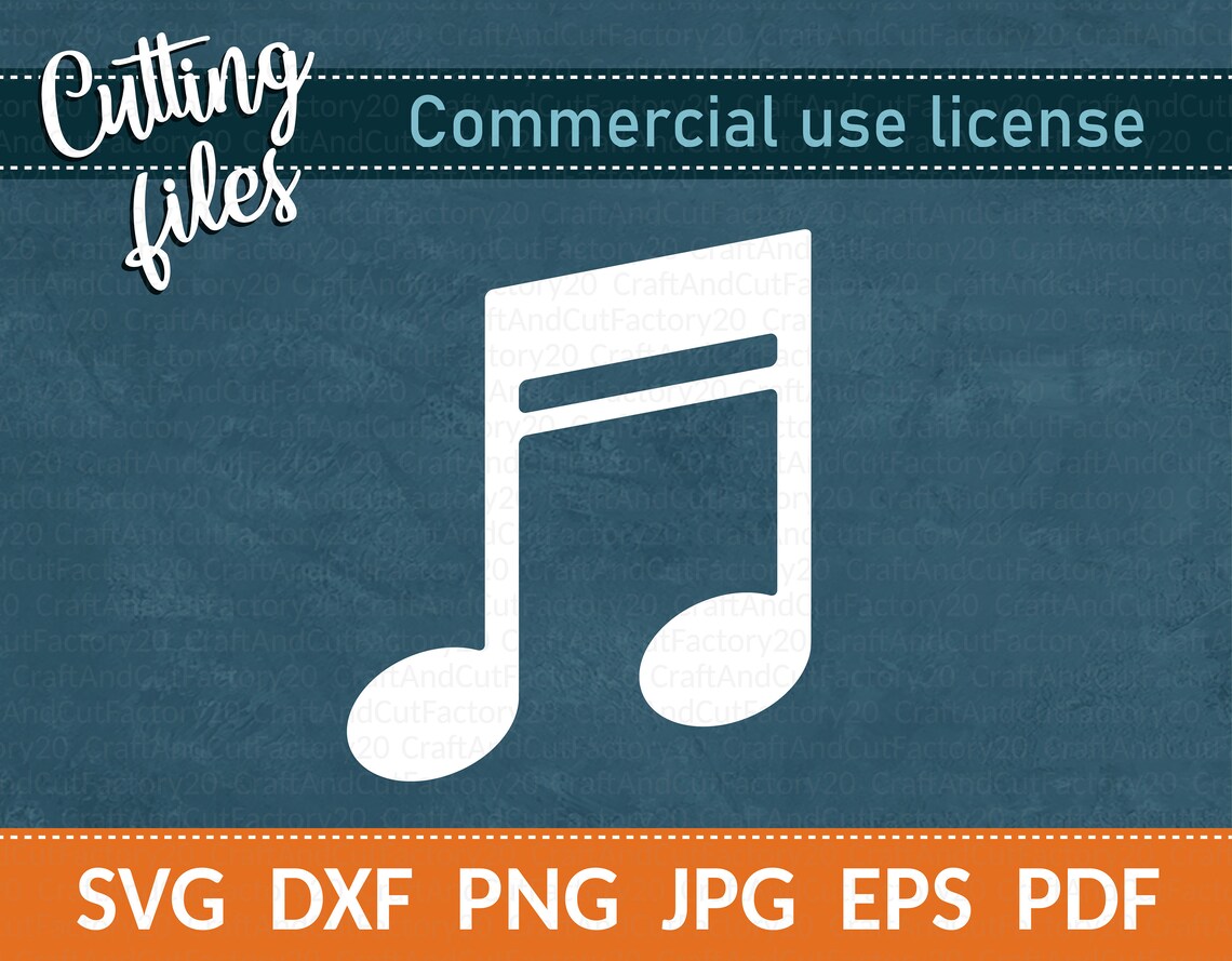 Note Vinyl SVG. Music Cutting File. Melody Cut File. Instant Download ...