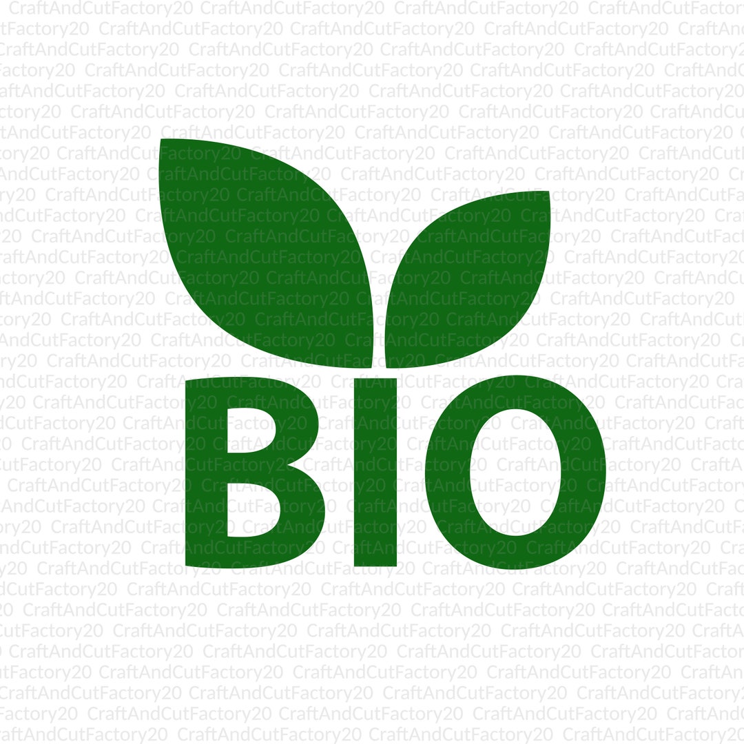 Bio SVG. Set of 6 Logos. Eco Organic Food Cutting File. Cut File ...