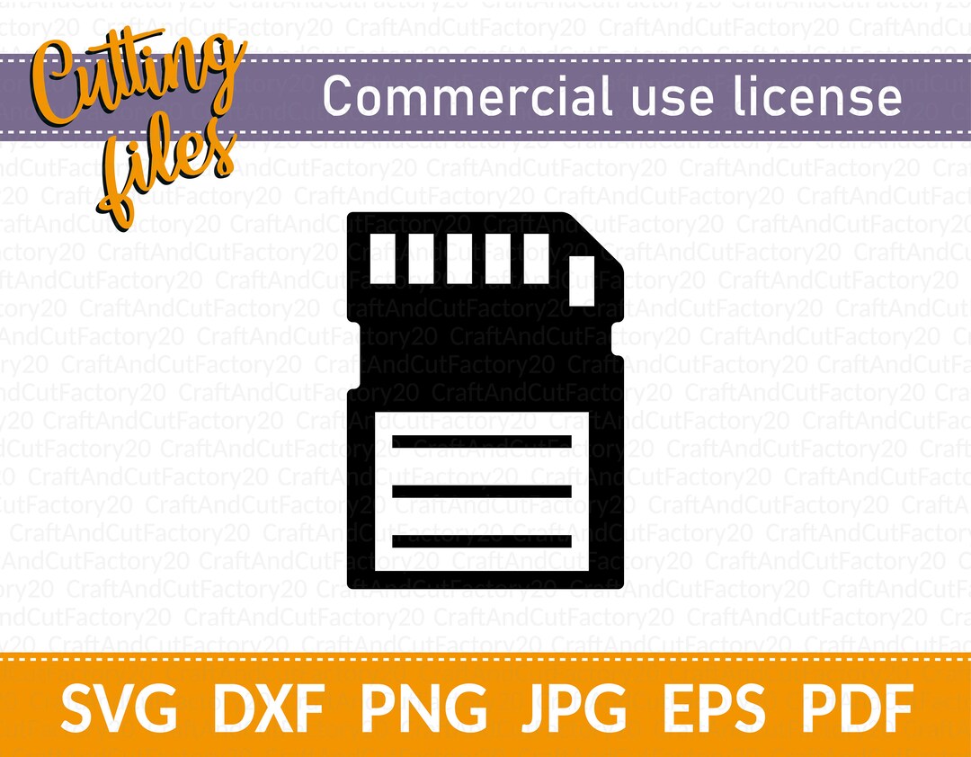 Sd Card SVG. Memory Cutting File. Sdcard Lp Cut File. Instant Download ...