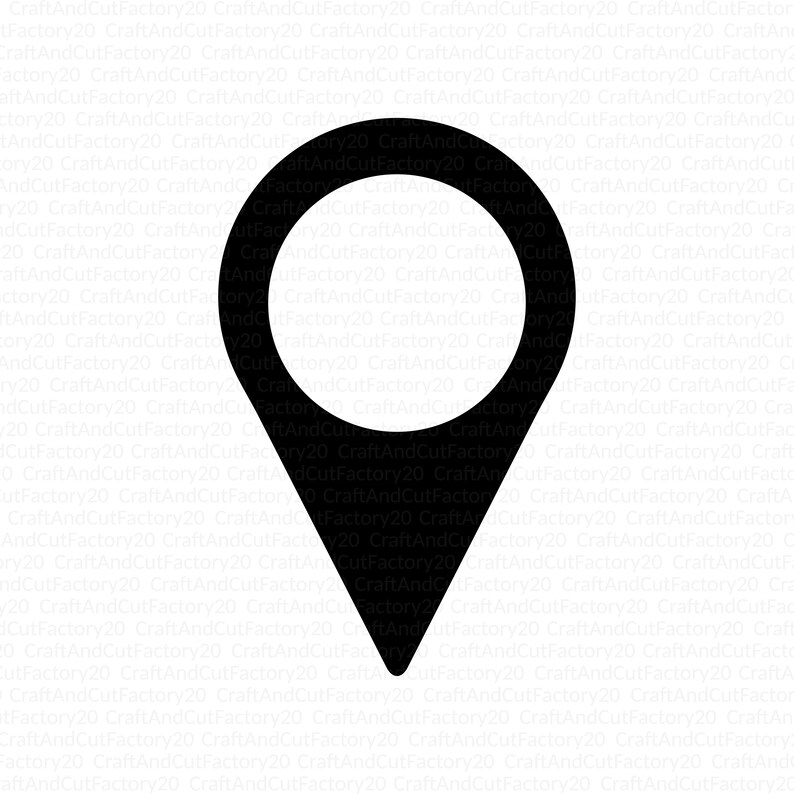 Map Drop Pin Clipart, GPS Map Clip Art. Travel Road Trip Vacation Label ...