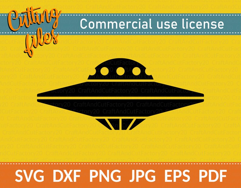 Ufo SVG. Spaceship Cutting File. Alien Cut File. Instant Download. SVG ...