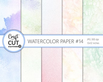 Watercolor Digital Paper #04, Watercolor Textures, Watercolor ...