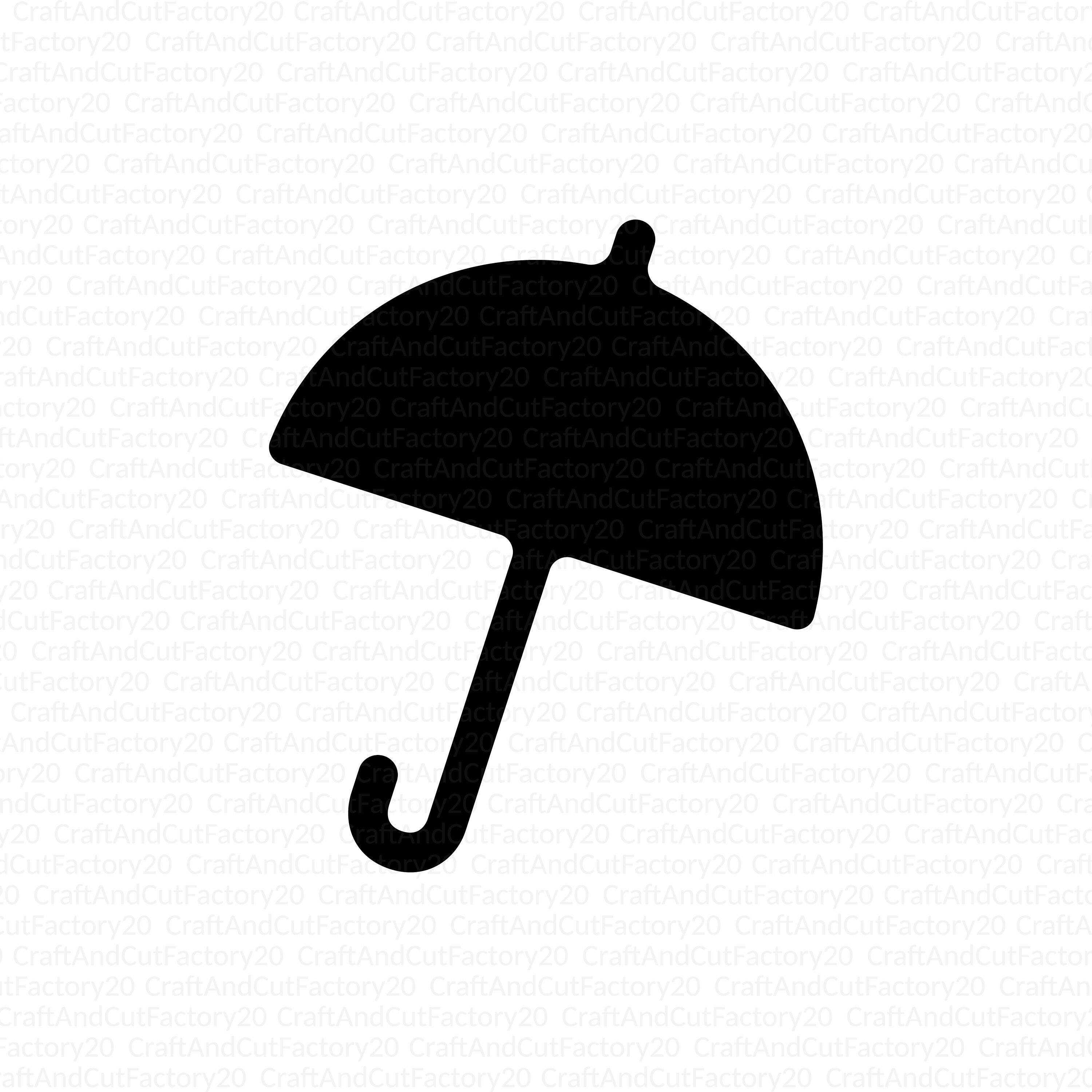 Umbrella SVG. Rain Cutting File. Weather Cut File. Laser Catting File ...