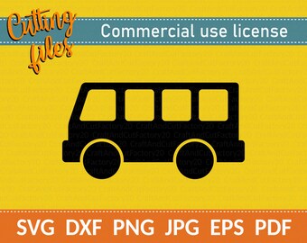 City Bus Sign Svg - Etsy