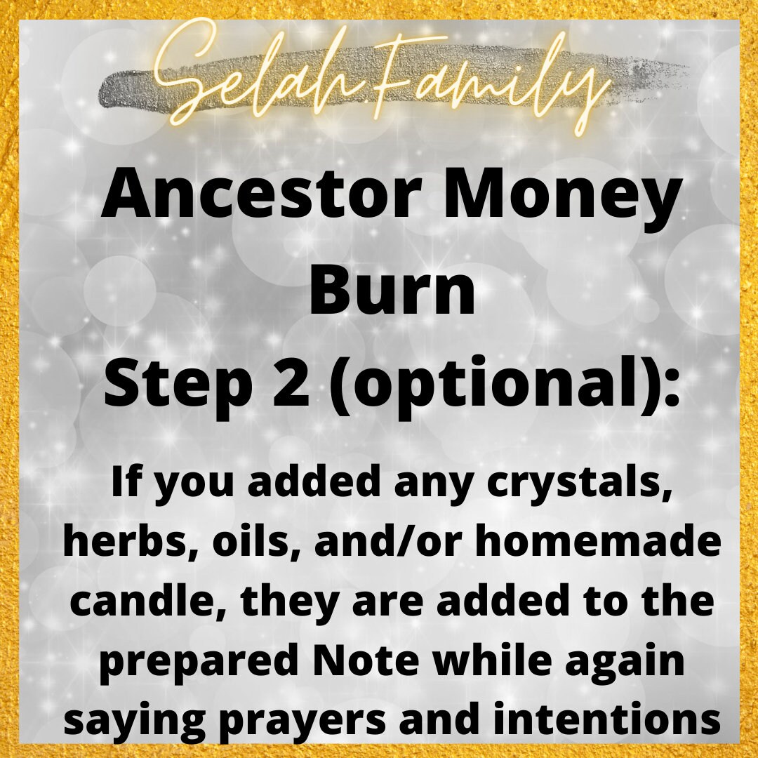 Crown of Success Ancestor Money Burn - Etsy
