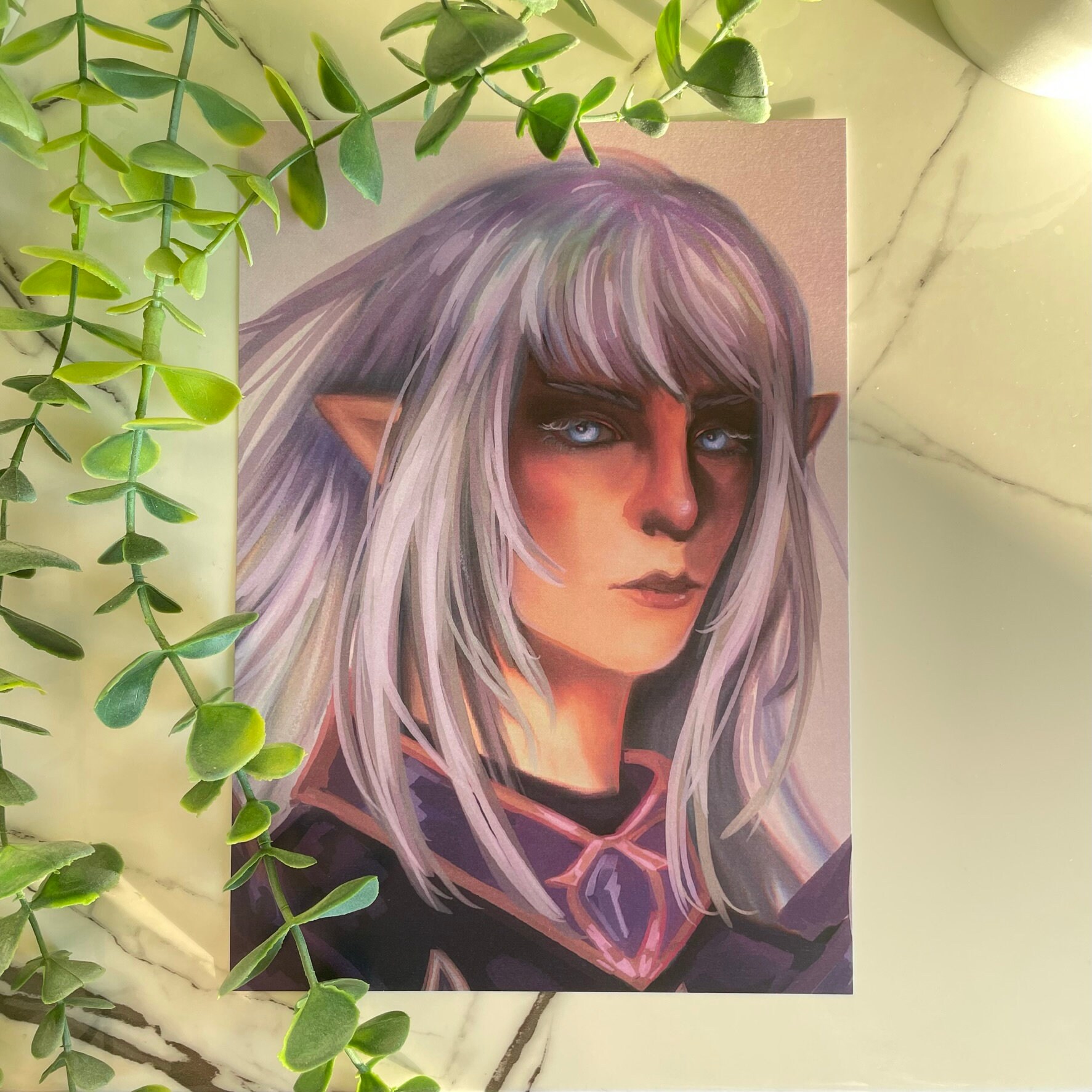 Estinien A5 Art Print FFXIV FF14 - Etsy