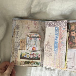 Medieval Theme 1800s Book Altered and Fabric Added Wonderful Journal - Etsy