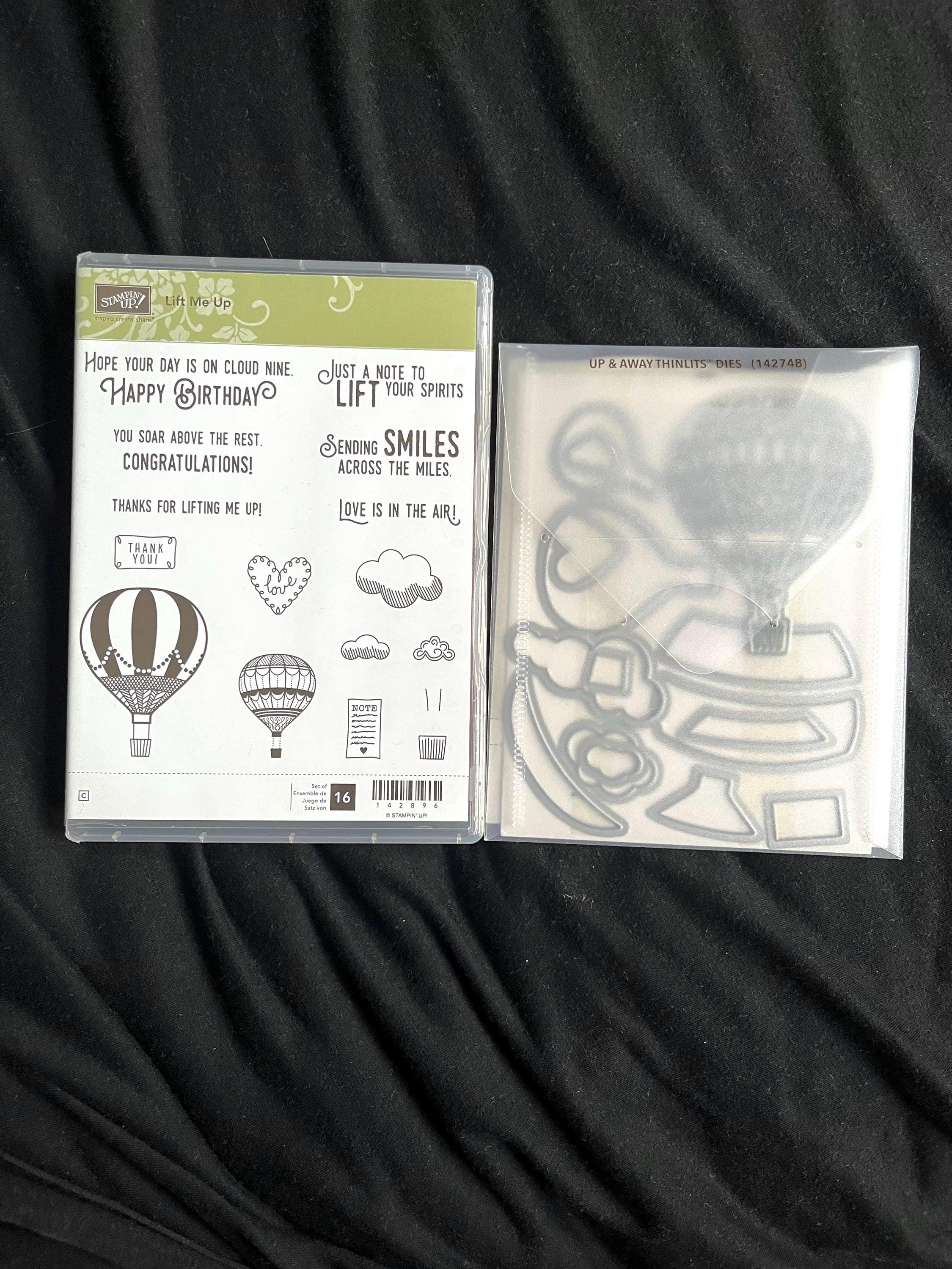 Stampinup Lift Me up Rubber Stamp Set and Coordinating Dies New Unused ...