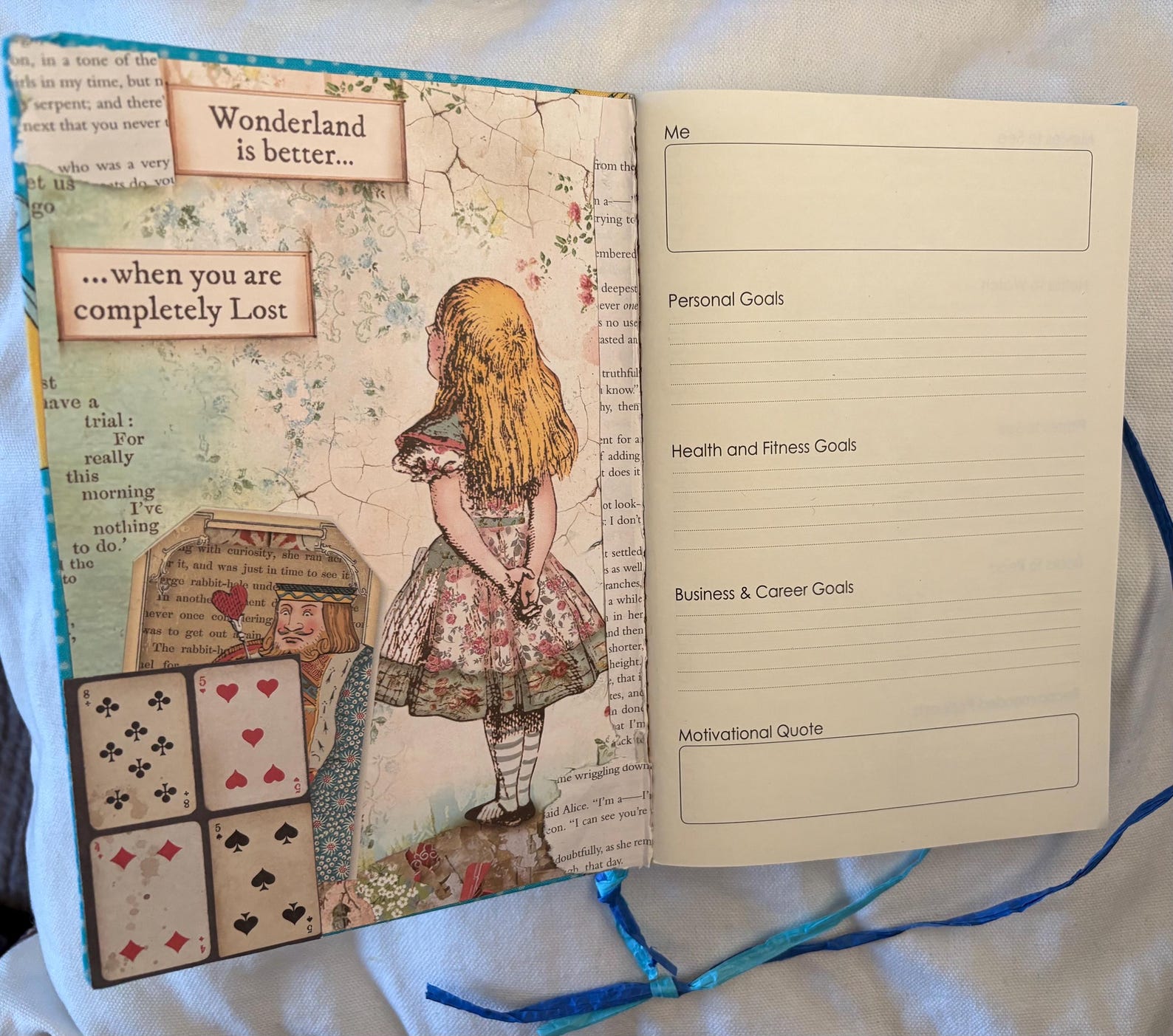 Planner | Diary | Alice in Wonderland Theme Book | Journal | Holiday ...