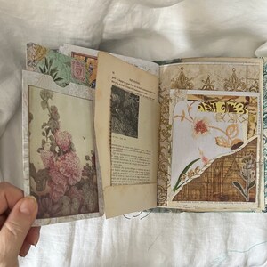 Medieval Theme 1800s Book Altered and Fabric Added Wonderful Journal - Etsy